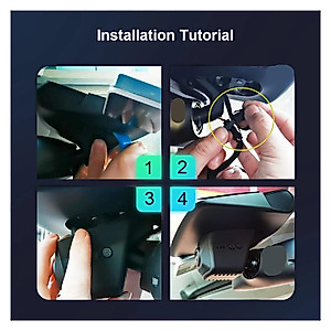 FITCAMX 4K Car DVR Compatible with Model X AP 2.0, Model S AP 2.0,Wireless Car Camera,Dash Cam Compatible with Tesla Model 3,Model Y (Color : Model 3, Size : 4K Front Cam 64GB)