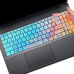 Keyboard Cover for 2024 2023 Acer Aspire Vero 15 15.6", Aspire 3 A315-24P A315-24PT A315-59 A315-510P, Aspire 5 A515-58M/58GM A515-57 A515-57G A515-57T A515-47 A515-48M 15.6" (Not Fit A515-46~A515-56)