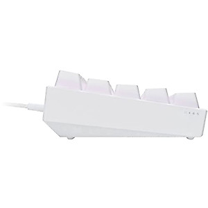 Corsair - K65 RGB Mini Wired 60% Mechanical, CH-9194114-NA, Cherry MX Speed Linear Switch Gaming Keyboard with PBT Double-Shot Keycaps - White (Renewed)