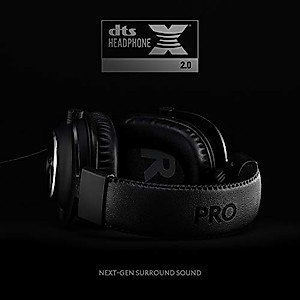 Logitech G PRO X Gaming Headset (2nd Generation) with Blue Voice, DTS Headphone 7.1 and 50 mm PRO-G Drivers, for PC, Xbox One, Xbox Series X|S,PS5,PS4, Nintendo Switch - Black