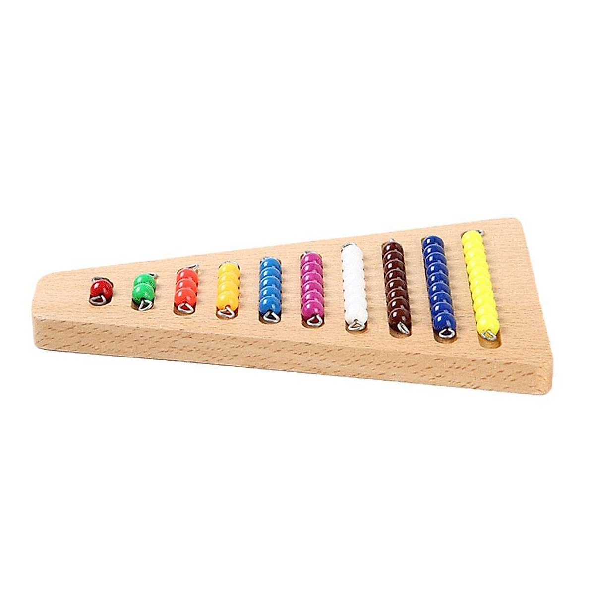 predolo Montessori Math Materials Colored Bead Stairs Early Preschool Learning