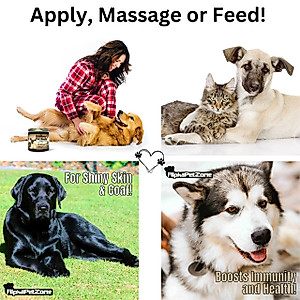 100% Organic Coconut Oil for Dogs & Cats - Virgin Coconut Oil for Dogs Skin and Coat - Dog Lotion for Dry Itchy Skin - Dog Moisturizer for Dry Skin - 16 fl oz - Soothes Itchy Skin Allergies