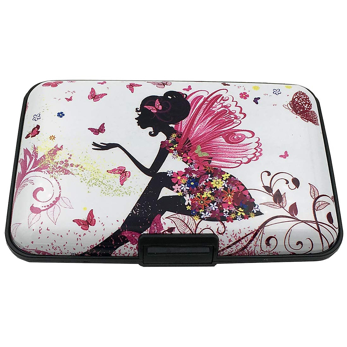 BFL RFID Credit Card Holder for Women or Men, Theft Proof Credit Card Holder, Slim Design Fits in Pocket (girl)