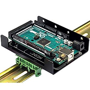 DIN Rail Mount Bracket for Raspberry Pi A+ B+ 2B 3B 3B+ 4B Zero Arduino Uno Mega Mkr BeagleBone