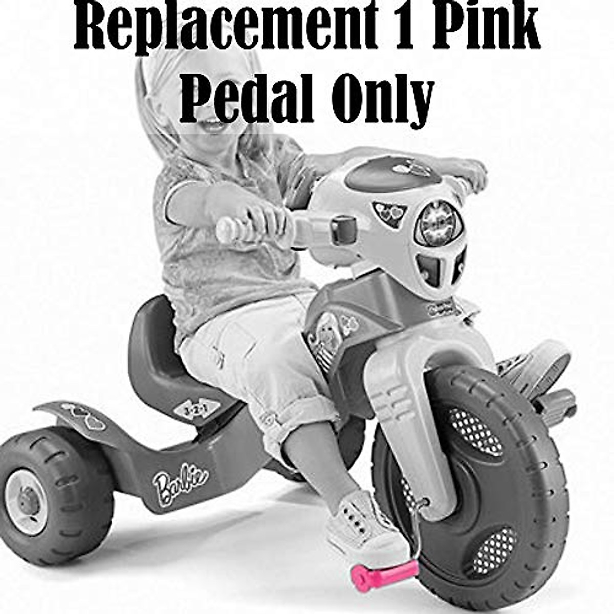 Fisher-Price Barbie Lights and Sounds Trike X6020 - Replacement Pink Pedal