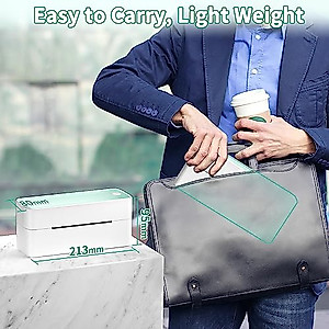 Phomemo Bluetooth Thermal Shipping Label Printer for Small Business, 241BT Wireless Thermal Label Printer for Shipping Packages, Compatible with iPhone, Android, Amazon, USPS
