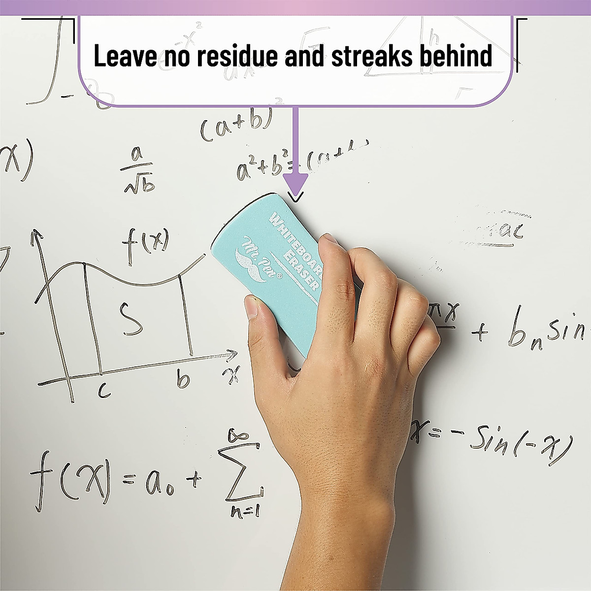 Mr. Pen- White Board Erasers, 8 Pack, Pastel Colors, Magnetic Dry Erase Erasers, Dry Erase Board Erasers, Magnetic Whiteboard Eraser, Dry Erasers for White Board, Magnetic Whiteboard Erasers