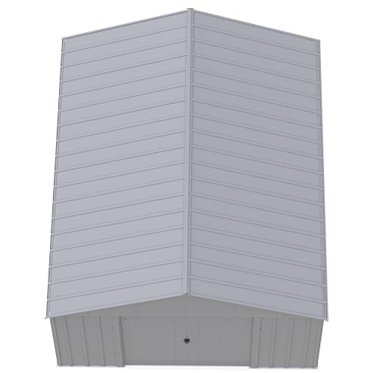 Arrow Classic Metal Shed, 12 x 14, Flute Grey