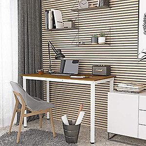 Weehom Computer Desk Home Office Writing Desk Study Laptop/Dining Table