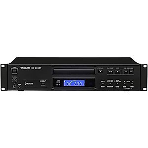 Tascam CD-200BT Rackmount Professional CD Player with Bluetooth Wireless