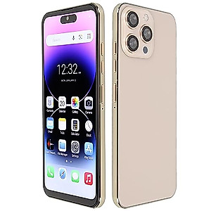 Yunseity Unlocked Smartphone I14promax, 6.6 Inch FHD Screen 2.4G 5G Dual Band WiFi Cellphone for Android13, 8GB RAM 256GB ROM, 8MP 24MP Cameras, MT6735 10 Core CPU, with Earbuds (US Plug)