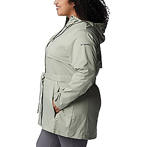 Columbia Women's Pardon My Trench Rain Jacket, Safari, Medium