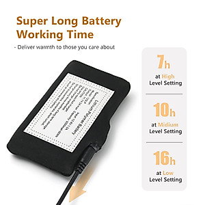 12V Heated Jacket Battery for Milwaukee - 5000mah High Capacity Replacement Li-Polymer Battery Pack fit for Milwaukee Prosmart Dewalt Revean M12 Heated Vest Hoodie Gear (12Volt Charger Included)