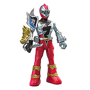Power Rangers Dino Fury Battle Attackers 2-Pack Red Ranger vs. Doomsnake Martial Arts Kicking Action Figure Toys Inspired by TV Show Ages 4 and Up