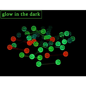 Oufksiyy 14G 16mm Glow in Dark Flexible Acrylic Straight Tongue Rings Plastic Nipple Ring Retainer Body Piercing Jewelry for Women Men 24PCS(12Pairs 14 gauge Piercings