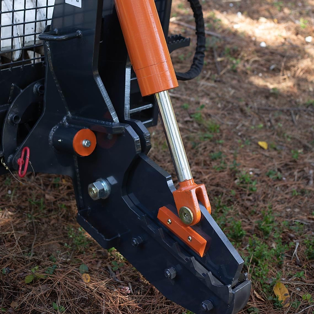 Titan Attachments 12" Rotating Tree Shear Attachment 5" Cylinder Skid Steer for Tractor Loaders