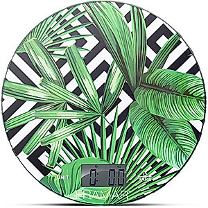 Framar Digital Food Scale and Digital Kitchen Scale, Gram Scale, Weighing Scale, Baking Scale, Small Scale – Elegant Leaf Design