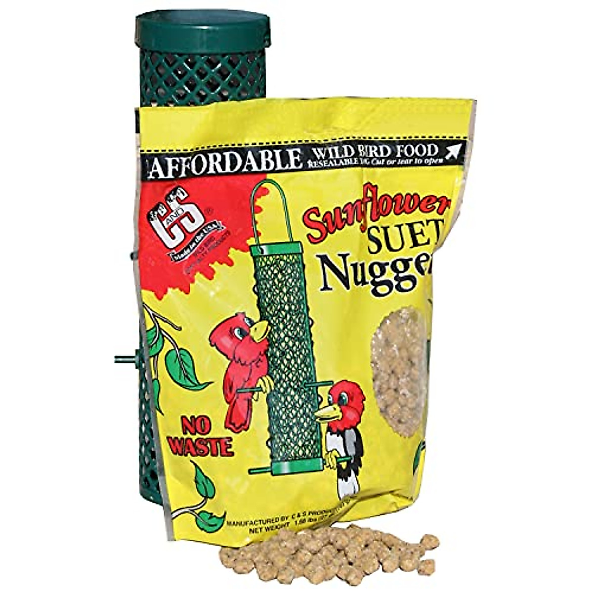 C & S CS06110 Sunflower Suet Nuggets, 27-Ounce