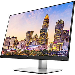 HP EliteDisplay E27 G4 27 Inch IPS LED Backlit Monitor 2-Pack Bundle with FHD 1920 x 1080, Blue Light Filter, HDMI, VGA, DisplayPort