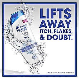 Head & Shoulders and Classic Clean AntiDandruff 2 in Shampoo and Conditioner, Lemon, 13.5 Fl Oz