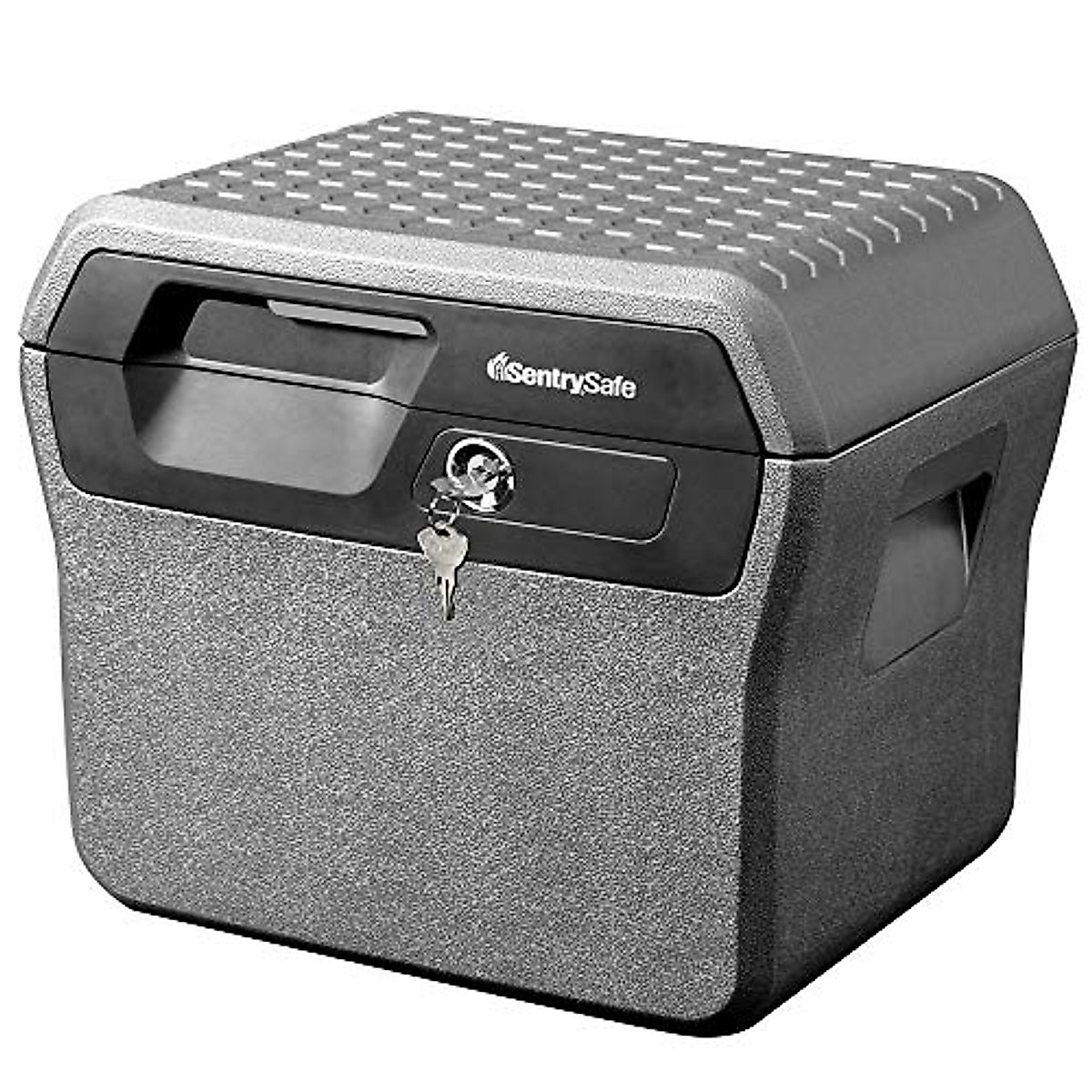 SentrySafe Fireproof and Waterproof Safe Box with Key Lock, File Safe with Carrying Handle for Documents, 0.66 Cubic Feet, 14.1 x 16.6 x 13.8 Inches, FHW40100