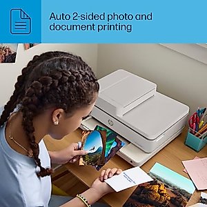 HP Envy 6555e Wireless All-in-One Color Inkjet Printer, Print, scan, Copy, Duplex Printing Best-for-Home, 3 months of Instant Ink included (714N5A)