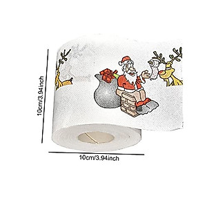 Christmas Printing Toilet Paper Old Man Christmas Pattern Printing Printing Series Toilet Paper Paper Toilet Printing Paper