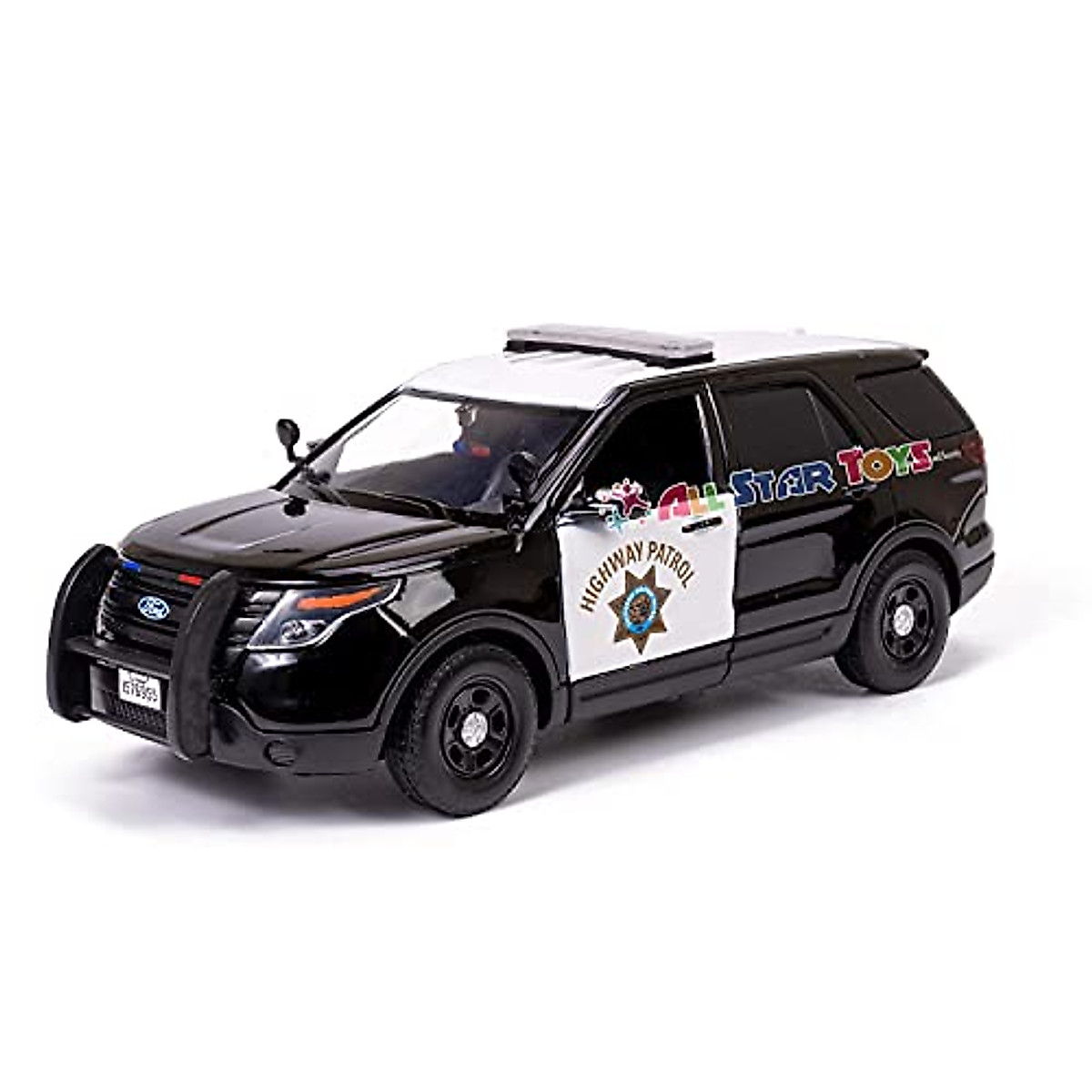 Motormax 1/24 CHP California Highway Patrol B&W Ford PI Utility Police SUV