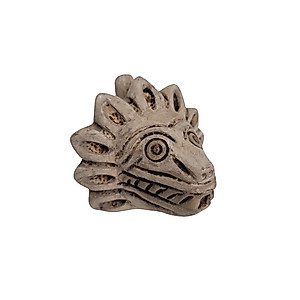 Quetzalcoatl Death Whistle Made Of Clay, Replica Of Items Found In Aztec Temple. (Natural)