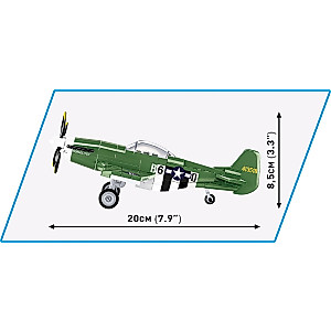 COBI Historical Collection North American P-51D Mustang Aircraft