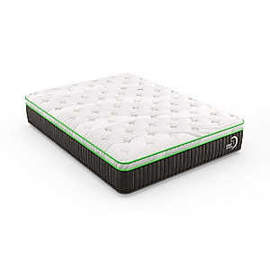 Kiwi Firm Twin Natural Mattress/ 12.5” Memory Foam Feel/Organic/Bed-in-a-Box/Made in USA