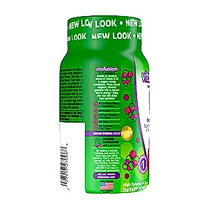 Vitafusion B12 Gummy Vitamins, Delicious Raspberry Flavor, 60ct (30 Day Supply)