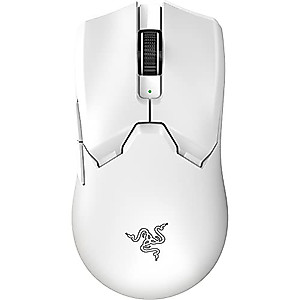 Razer Viper V2 Pro HyperSpeed Wireless Gaming Mouse: 59g Ultra-Lightweight - Optical Switches Gen-3-30K Optical Sensor - On-Mouse DPI Controls - 80hr Battery - USB Type C Cable Included - White
