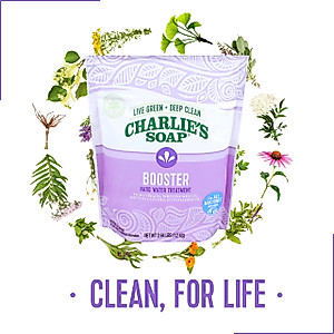 Charlie's Soap Booster & Hard Water Treatment (2.64 Lbs, 2 Pack) Natural Powdered Water Softener and Laundry Booster – Safe and Effective
