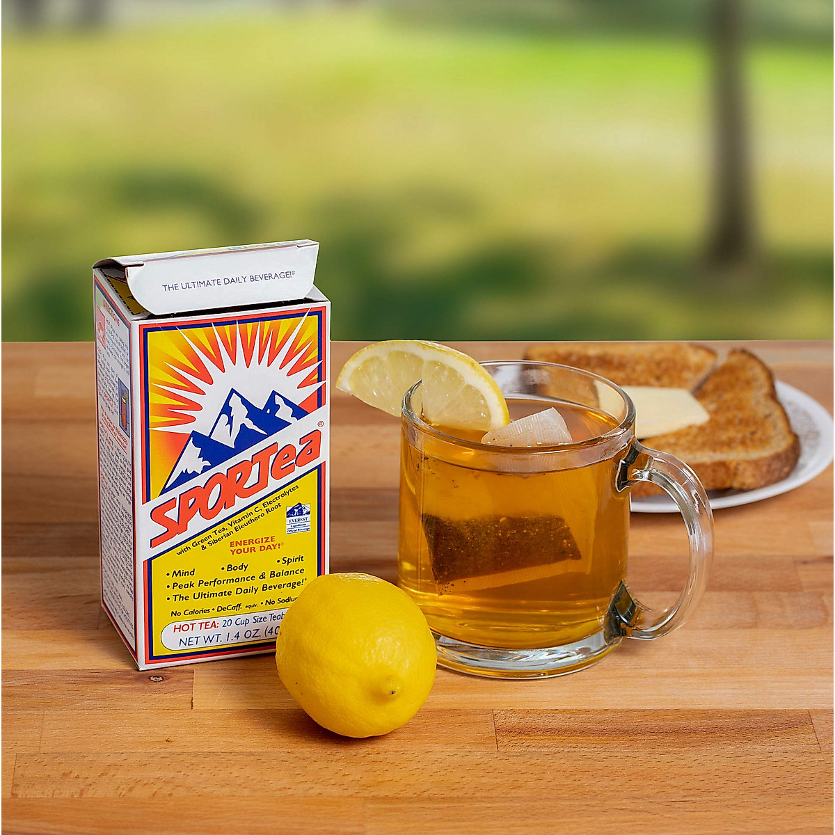 SPORTea(R) Hot: 20 Individual Tea Bags/Box Single Box