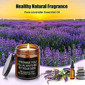 Funny Romantic Gifts for Her Him - Anniversary Birthday Valentine's Day Gifts for Girlfriend Boyfriend Wife Husband - Stocking Stuffers Christmas Gifts for Women Men - Scented Candle Soy Wax Lavender