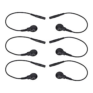 Demeras Electrode Cable, 20PCS Copper Foil Wire Improve Blood Circulationis Electrode Wires Cable for Home for TENS Machine