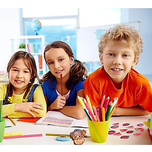 Warckon 24 Pieces Shrink Plastic Sheets, 4.1 x 2.9 inch / 10.5 x 7.4 cm (A7 Size). Shrink Film Sheets Frosted Ruff n' Ready for Kids Creative Craft, Create Your Own Earrings, Necklace, Keychains