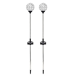 Solar Garden Lights, Ground Plug IP65 Waterproof 78cm/30.71in Height Automatic Lighting Romantic Outdoor Decorative Lights for Homes Porches Fences Terraces