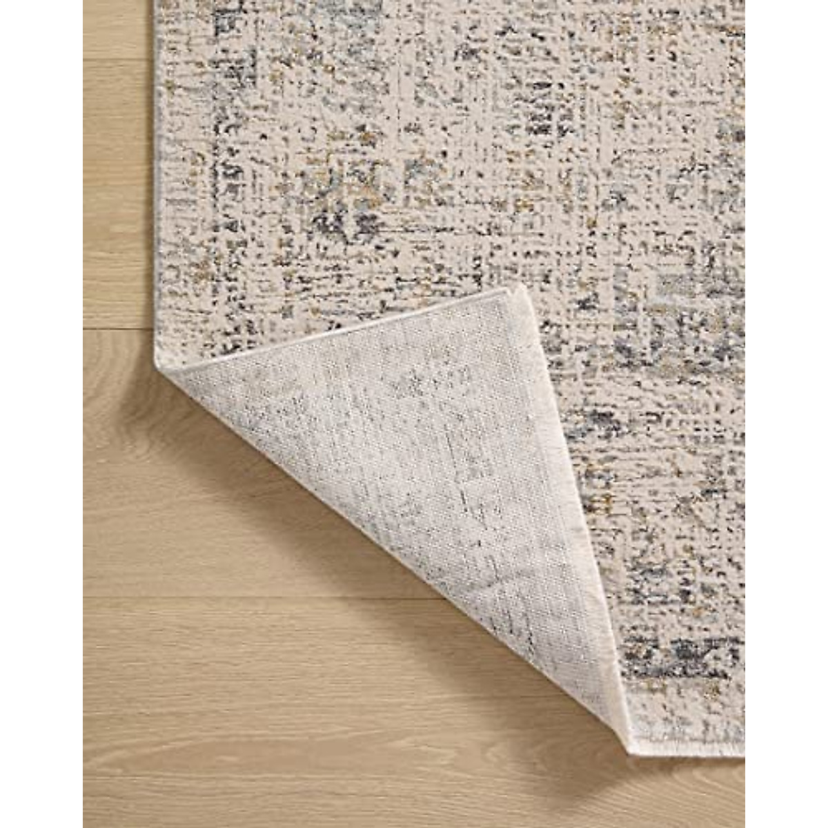 Amber Lewis x Loloi Alie Collection ALE-02 Sand / Sky, Traditional 18" x 18" Sample Rug