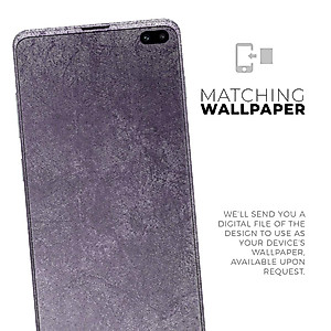 DesignSkinz Distressed Silver Texture v9 Protective Vinyl Decal Wrap Skin Cover Compatible with The Samsung Galaxy S20 (Screen Trim & Back Glass Skin)