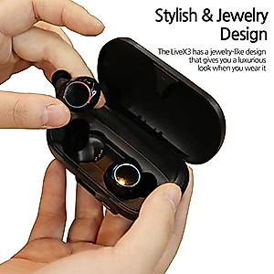 Summoner Buds Live X3 Bluetooth 5.0 True Wireless Earbuds IPX5 Waterproof, in-Ear Earphones with Microphone