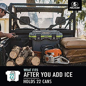 Pelican 30 Quart Elite Cooler (Gun Metal/OD Green)