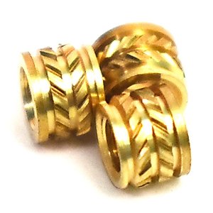 [ J&J Products, Inc ] 4-40 Brass Insert 100pcs, 0.179 in OD, 0.135 in Length, Female 4-40 Thread, Press Fitting or Injection Molding Type, 100 pcsL8