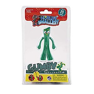 World's Smallest Stretch Gumby, Green, 4 inches (572)