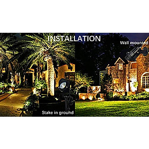 LED Outdoor Spotlight Flag Light 120V 10W Waterproof Spot Lights for Yard Flagpole House Tree Plug in Christmas Landscape Lighting (10W, Warmwhite)