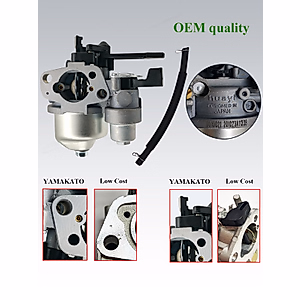 YAMAKATO Engine Tune Up Parts Kit for Honda GX120 GX160 GX200 4.0 5.5 6.5 hp Carburetor Fuel Tank Muffler 18310-ZF1-000 & More