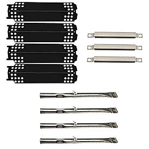 Hongso Repair Kit Replacement for Charbroil 463436213, 463436214, 463436215, 463234413, 467300115, Thermos 466360113, Heat Plates G432-0096-W1, Grill Pipe Burner Tubes G432-Y700-W1, Crossover Tubes