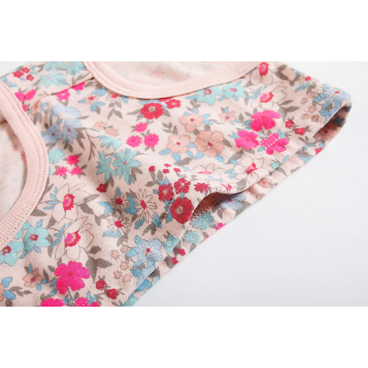 Sladatona Little Girls' Soft Cotton Underwear Bring Cool, Breathable Comfort Experience Panty 2-3t Gray White