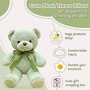 VYUSIT Teddy Bear Stuffed Animals 13.4" Soft Cuddly Stuffed Plush Teddy Bear Cute Plush Toys for Birthday Christmas New Year Valentine’s Day Wedding Party